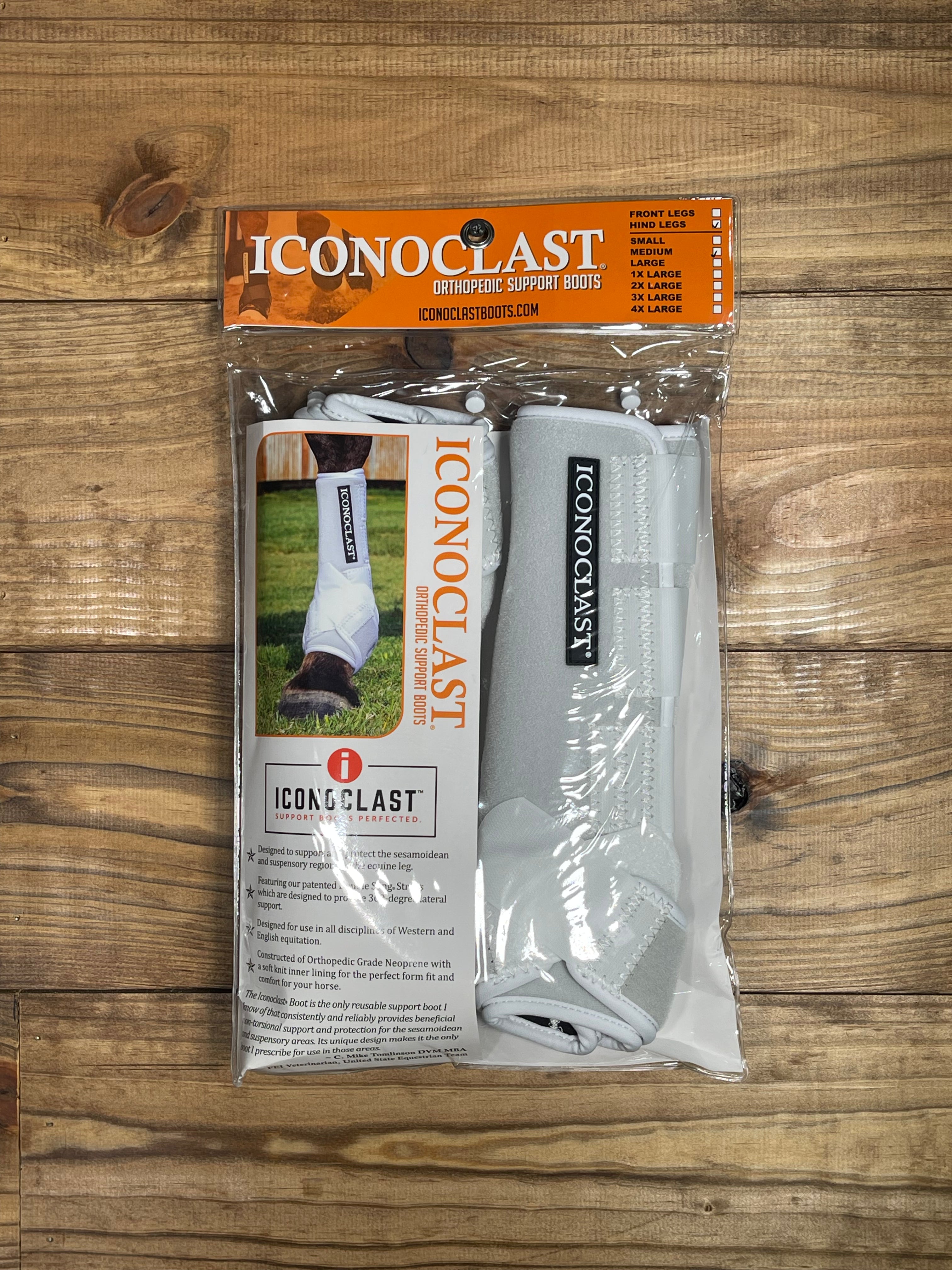 Iconoclast Hind White Splint Boots – Trent Ward Saddlery